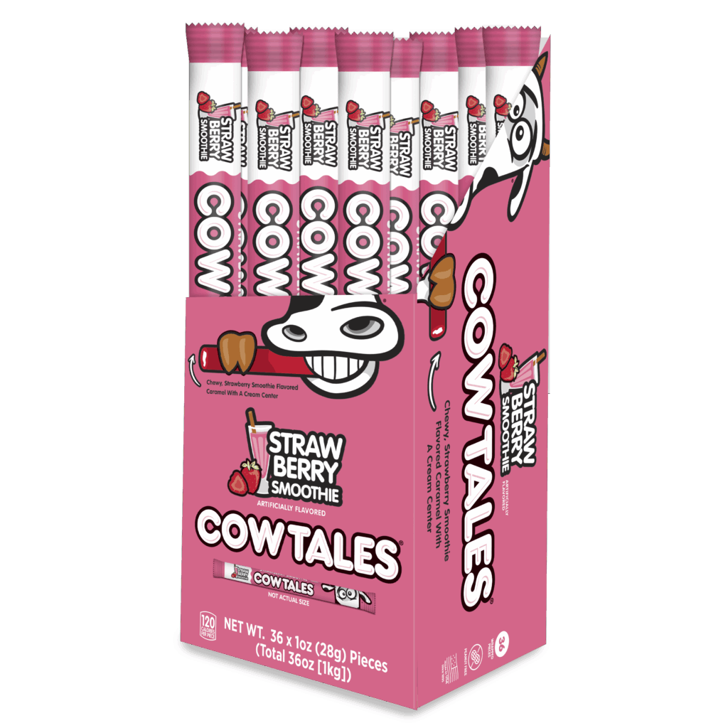 Strawberry Smoothie Cow Tales / Made in USA | Goetze's Candy